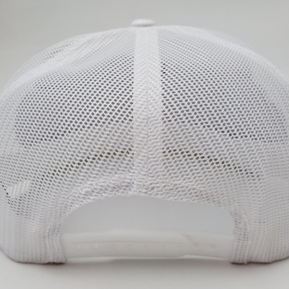 Accessories | Mama Tried Flat Bill Trucker Mesh Snapback White Hat Cap ...